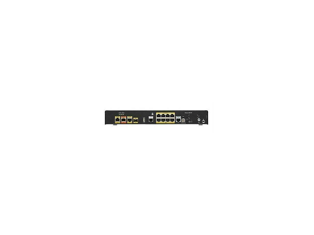 Cisco 891F Gigabit Ethernet Security Router with SFP - 11 Ports ...