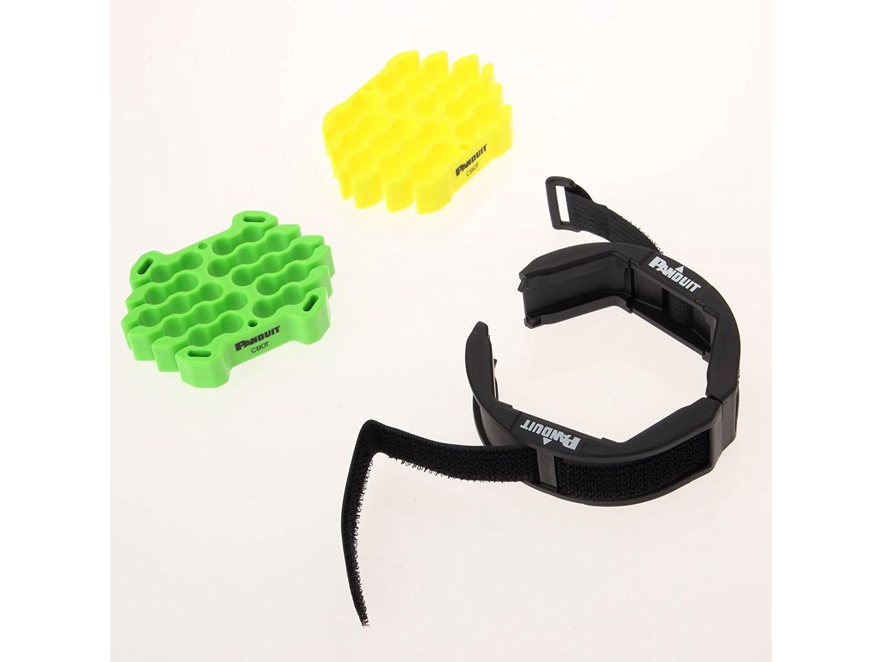 Panduit Cable Organizer,Black/Green/Yellow CBOT24K - Newegg.com