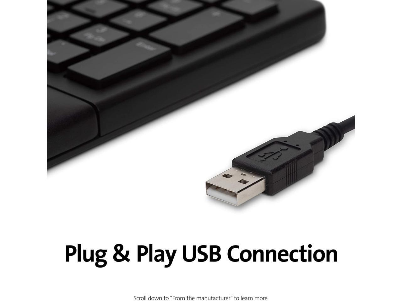 Kensington Pro Fit K75400US Black Wired Keyboard - Newegg.com