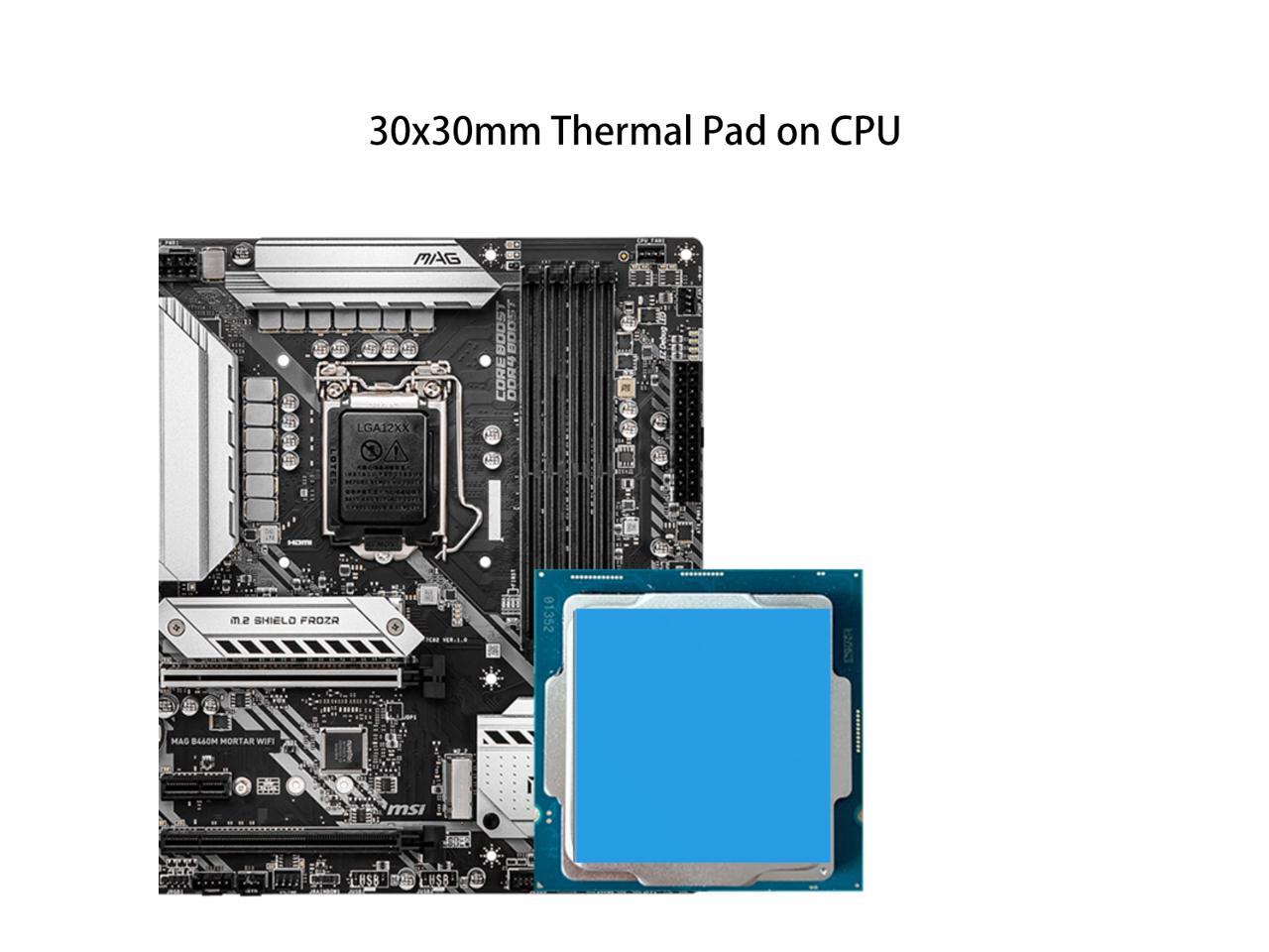 GLOTRENDS Thermal Pad for CPU GPU SSD Chipset etc, 2 Pieces of 50x50mm ...