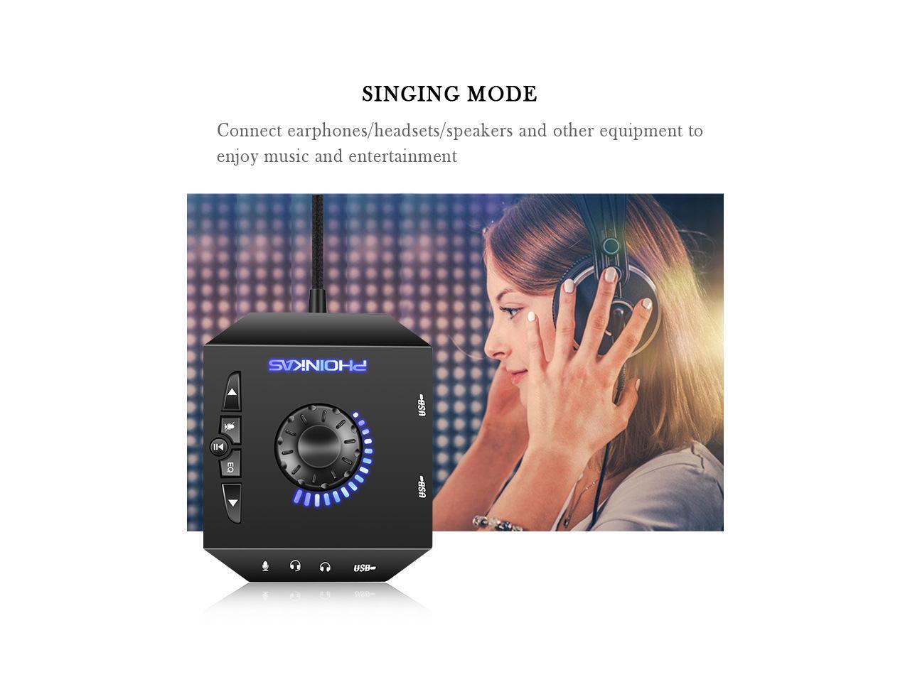 Profession Computer USB Sound Card 7.1 Channel Audio Adapter Converter ...