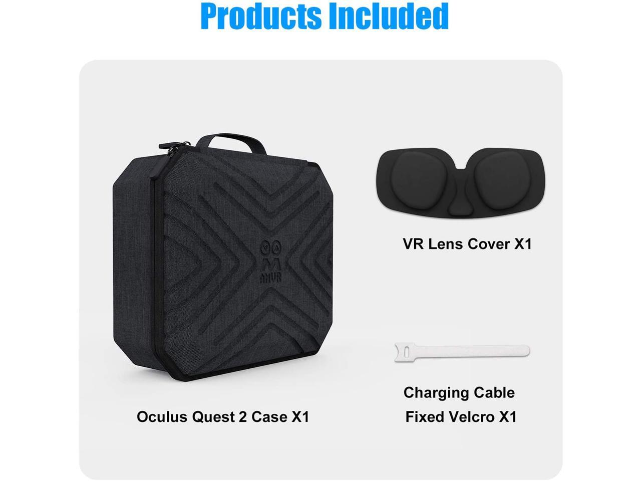 Portable Fashion Travel Case for Oculus Quest 2, Storing VR Gaming ...