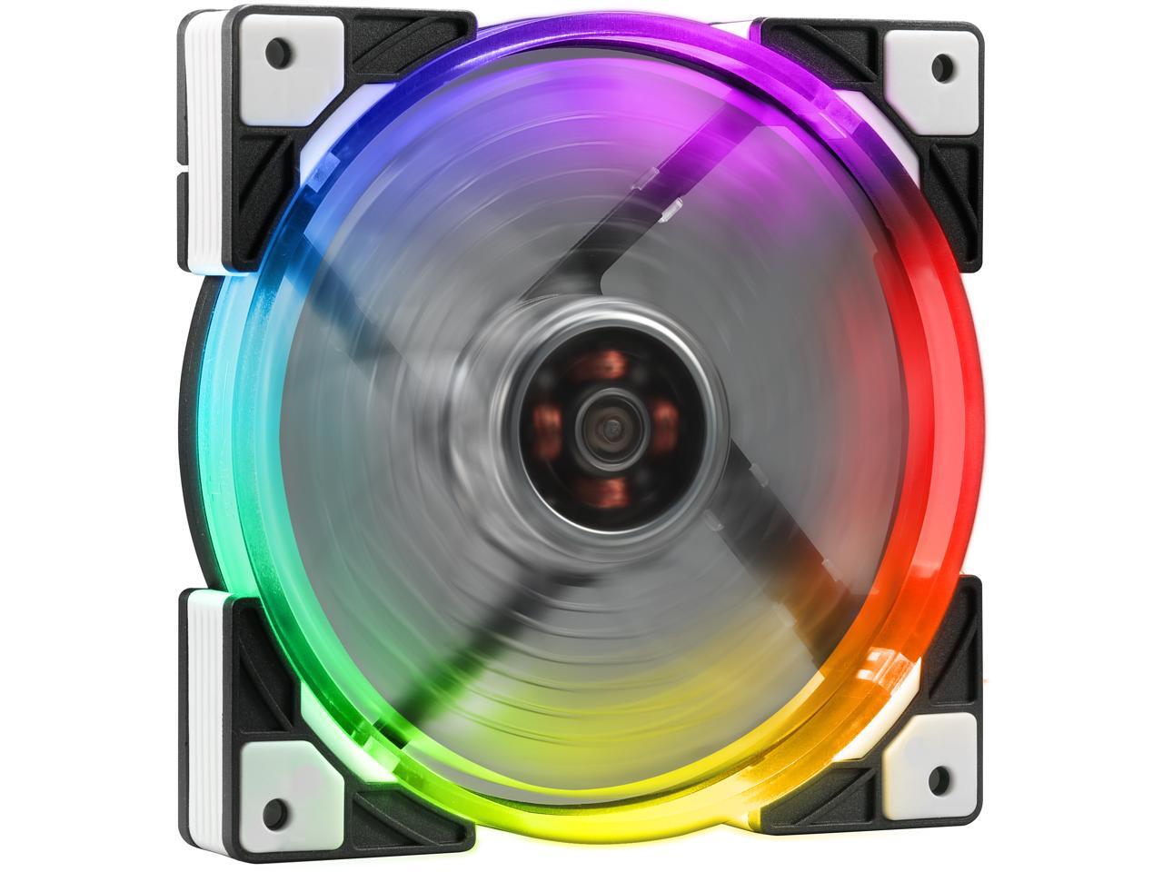 Super Flower, LEADEX ARGB FAN_12CM, Computer Case Fan, Addressable ARGB ...