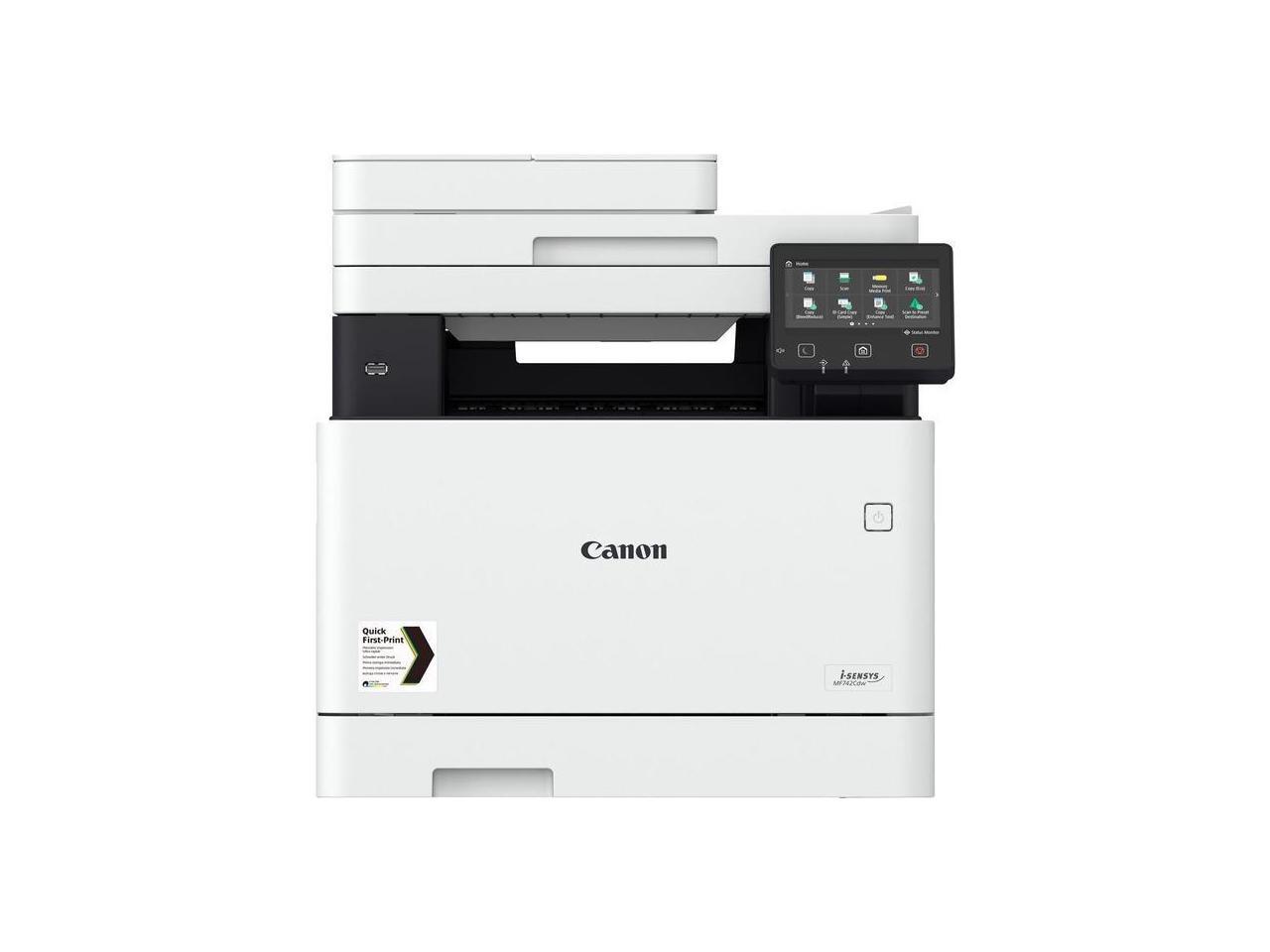 Canon 3101C015 imageCLASS MF741Cdw Multifunctional Duplex Laser Color ...
