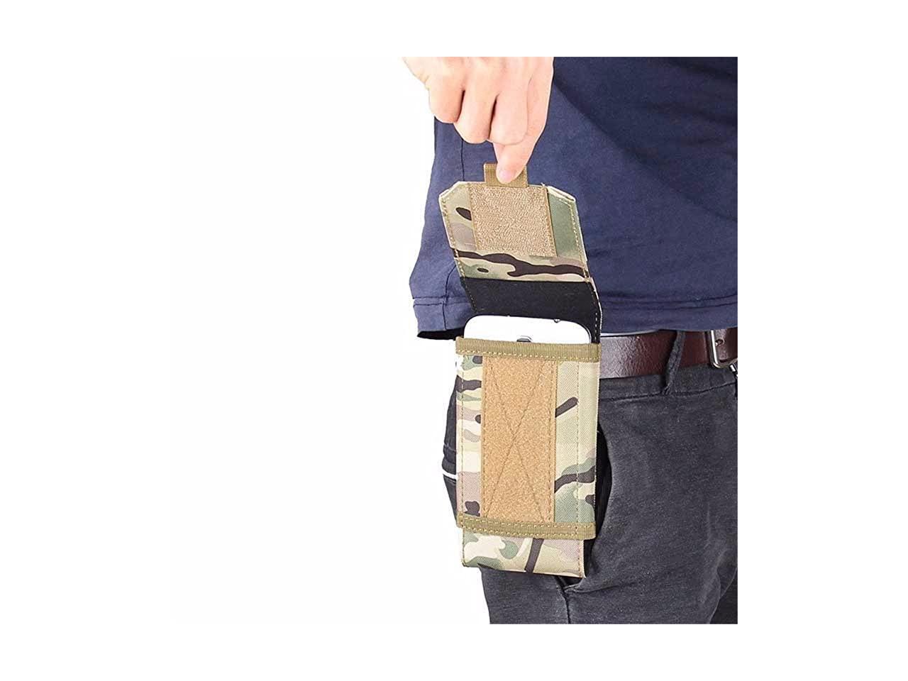 MOLLE Smartphone Holster, Universal Army Mobile Phone Belt Pouch EDC ...