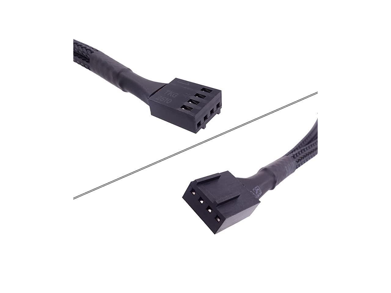 4Pack 4 Pin PWM Fan Power Supply Cable PC Internal Motherboard Fan ...