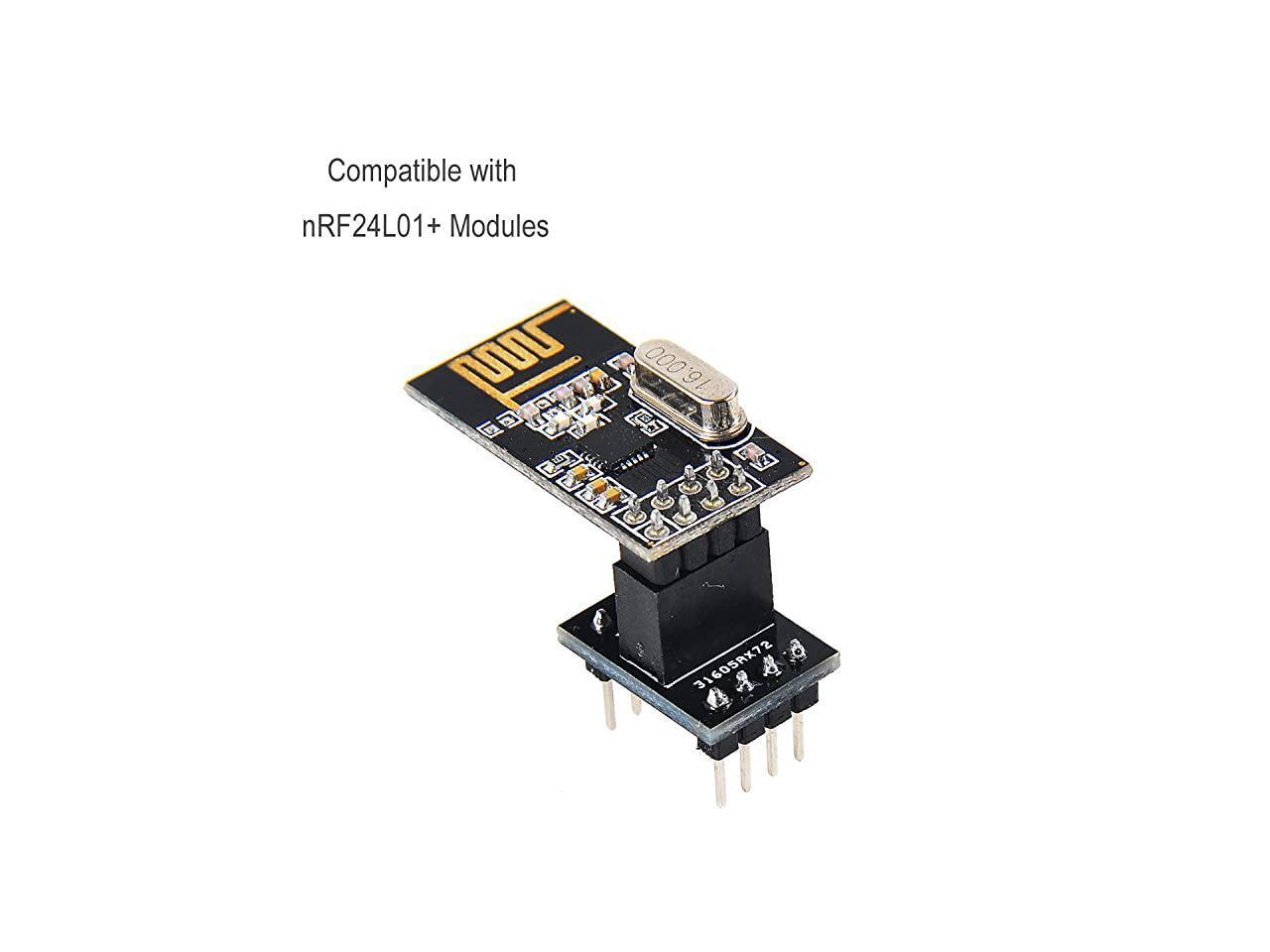 5pcs NRF24L01+ Adapter ESP8266 ESP-01 Adapter Module for NRF24L01+ 2 ...