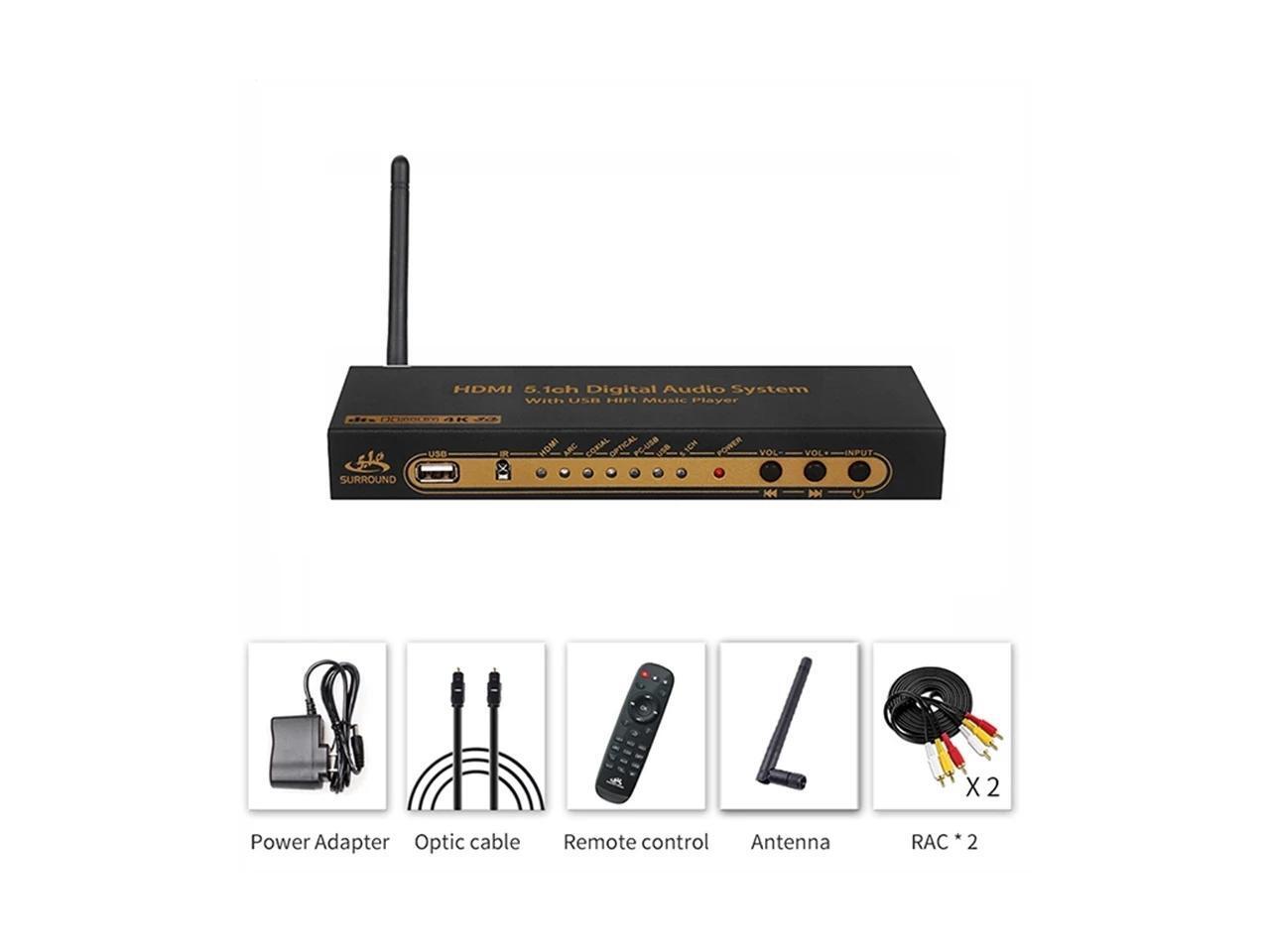 HDMI 5.1 Audio Converter Decoder DAC DTS AC3 FLAC PCUSB APE 4K*2K HDMI ...