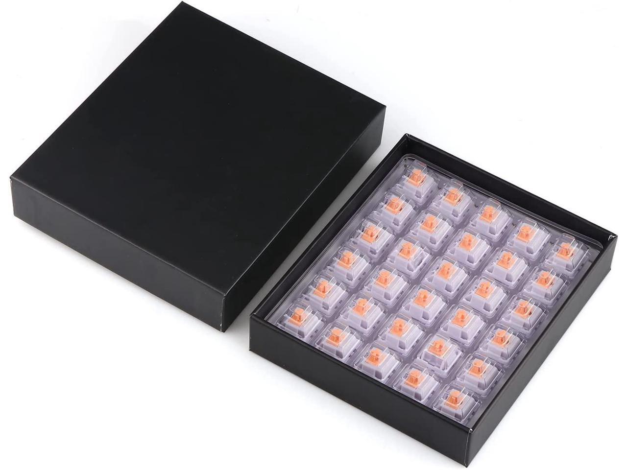 EPOMAKER Wisteria Tactile Mechanical Keyboard Switches Set, 5 Pin ...