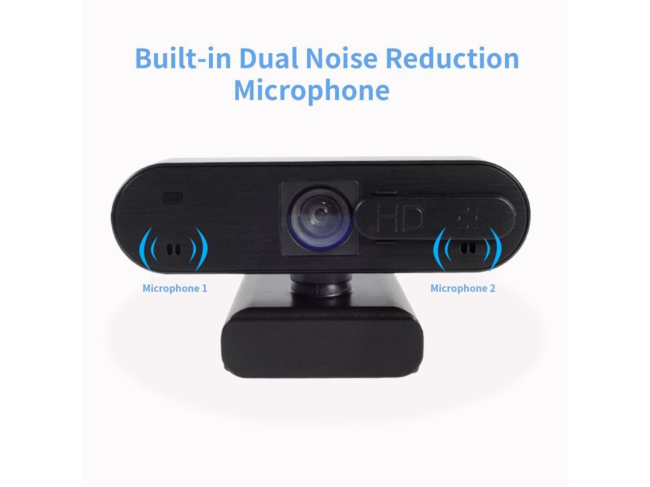 EACH AutoFocus Full HD Webcam 1080P with Privacy Shutter - Pro Web ...