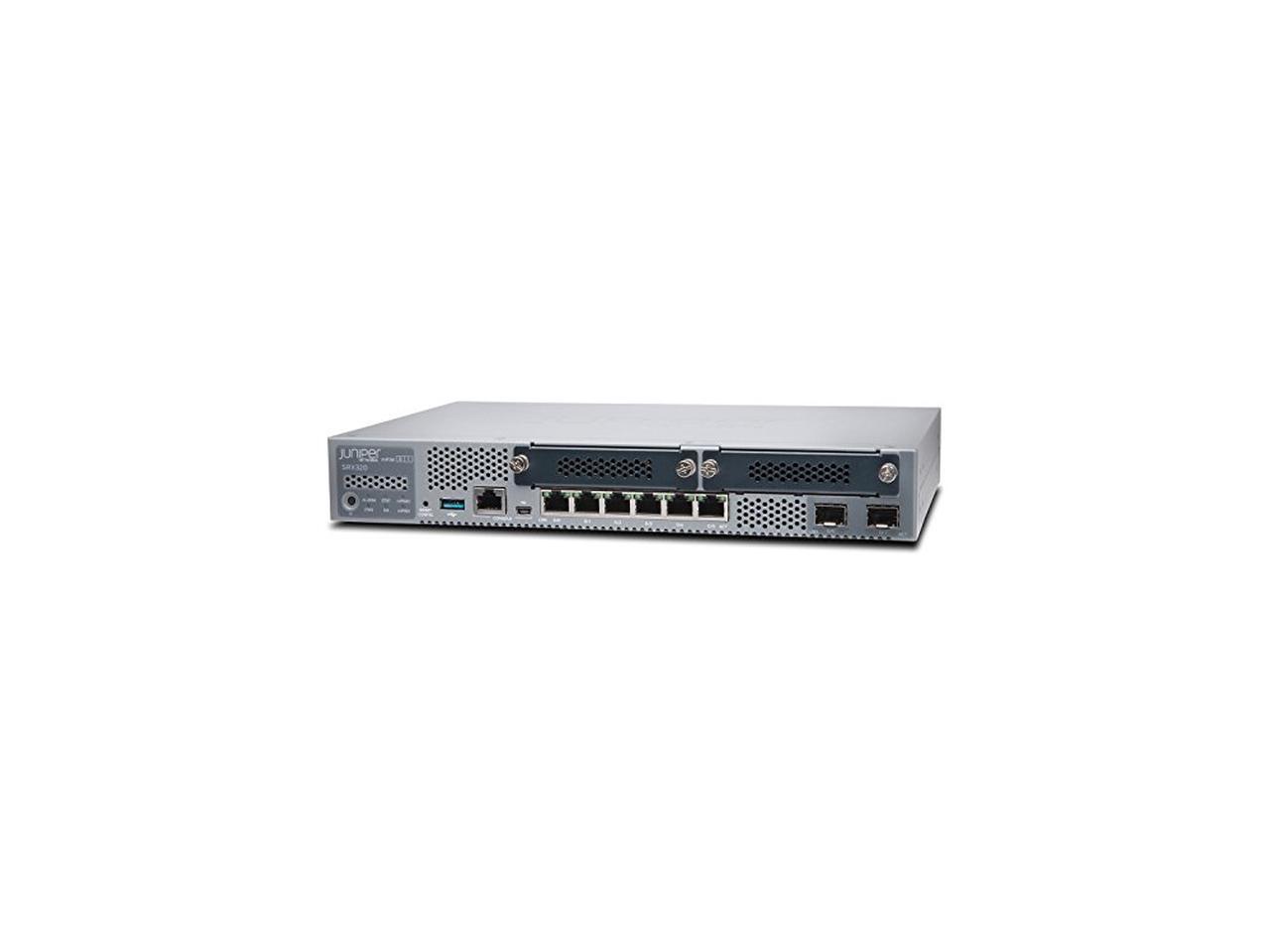 Juniper Networks - SRX320-SYS-JB - Juniper SRX320 Router - 6 Ports - Management Port - 4 Slots ...