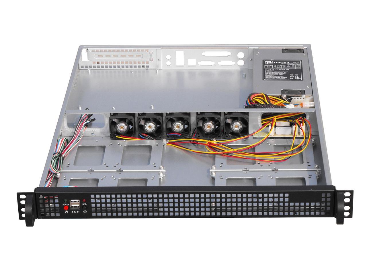 1U server chassis / 4 standard 3.5 "hard drive bays or 8 standard 2.5 ...
