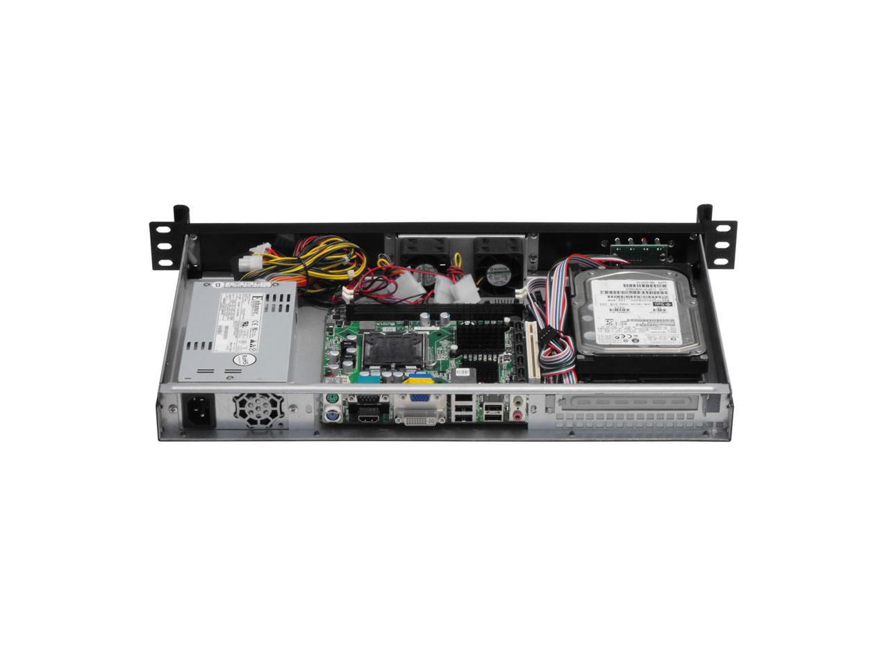 1U Server Chassis / Standard 19 "rack-mount server chassis / Aluminum ...