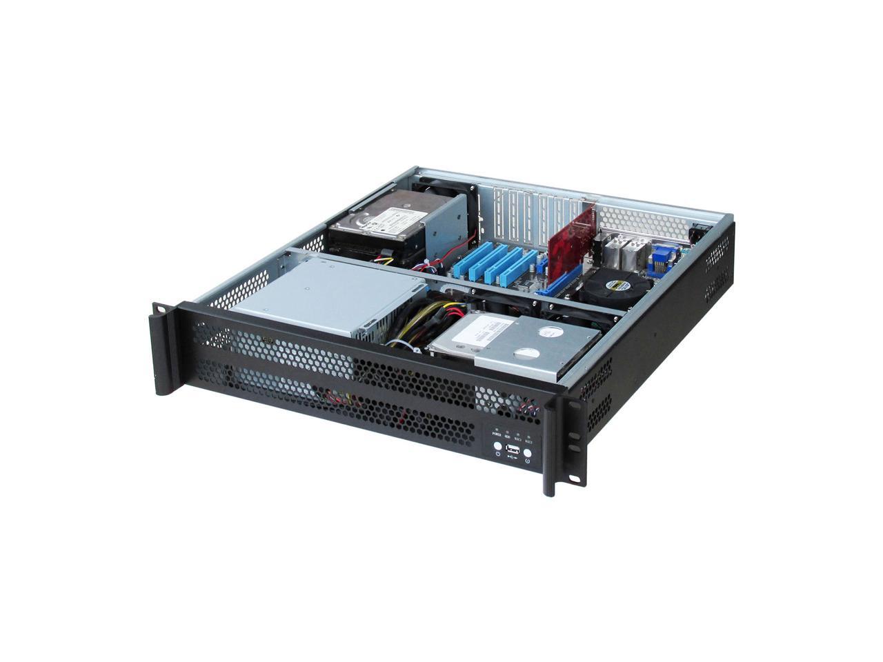 2U server chassis / 12 "× 10.5" and below motherboards can be installed ...