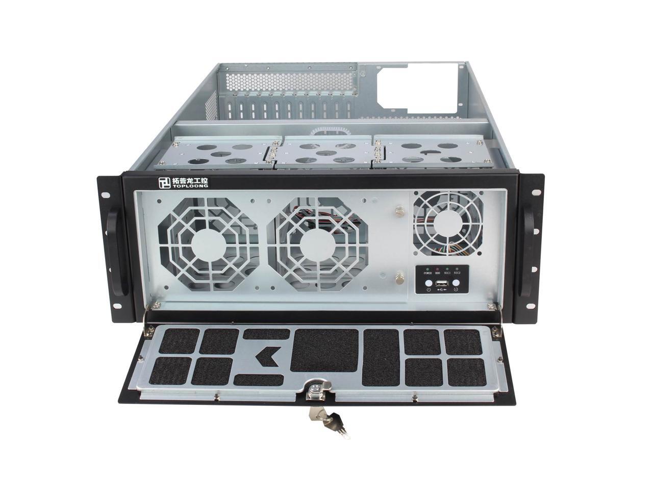 4U GPU server chassis / Internet cafe server chassis / 11 full-height ...