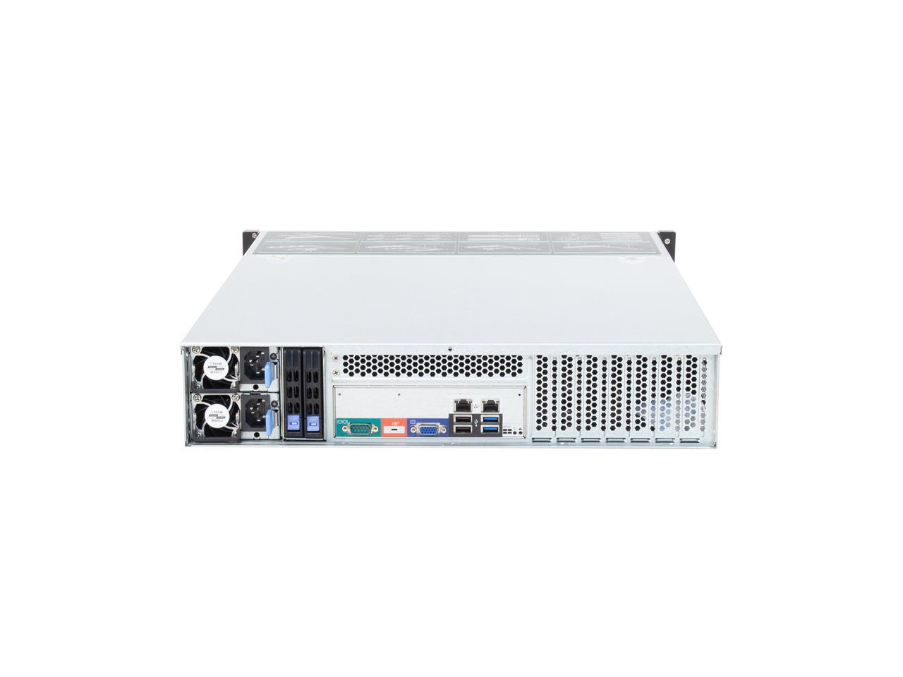 2U storage server chassis / 24-disk server / hot-swappable 2U server ...