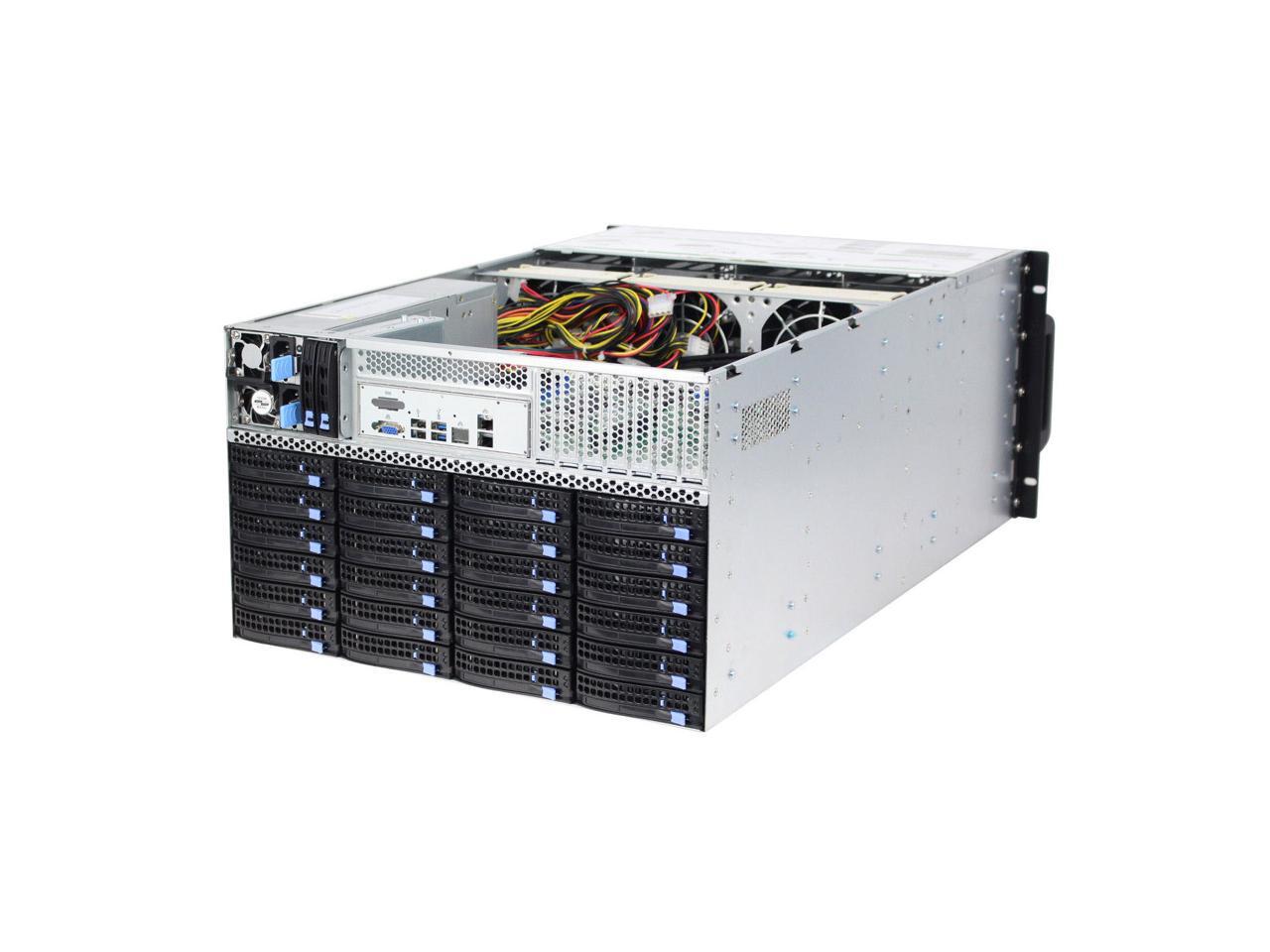 6U hot-swappable 48 hard drive box 12GB extended backplane storage ...
