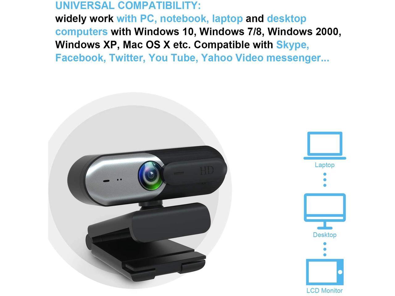 EACH Full HD Webcam 1080p USB Webcam Autofocus Camera HDR Webcam ...