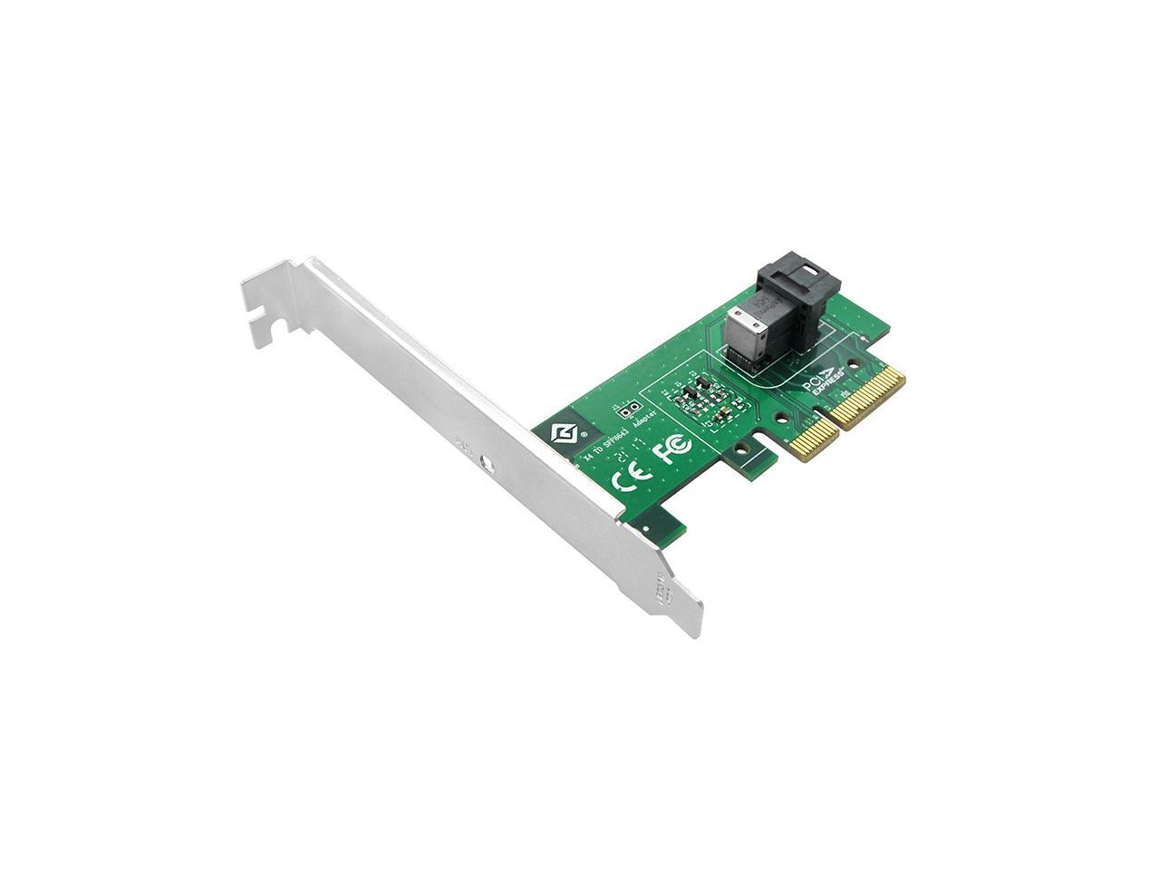 Linkreal 4-Lane NVMe PCIe 3.0 x4 to SFF-8643 Adapter for PCIe NVMe U.2 ...