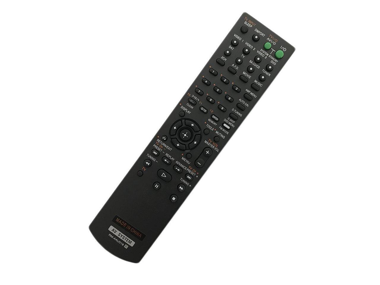 Remote Control Replacement FOR Sony STR-DG800 STR-DE898B STR-DA2100ES ...