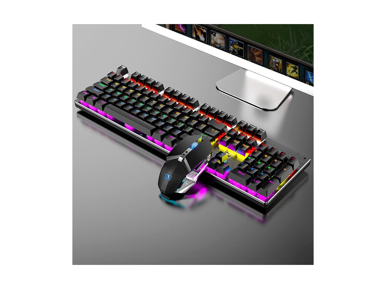 Xinmeng X200 Rechargeable Wireless Mechanical Keyboard And Mouse Set ...
