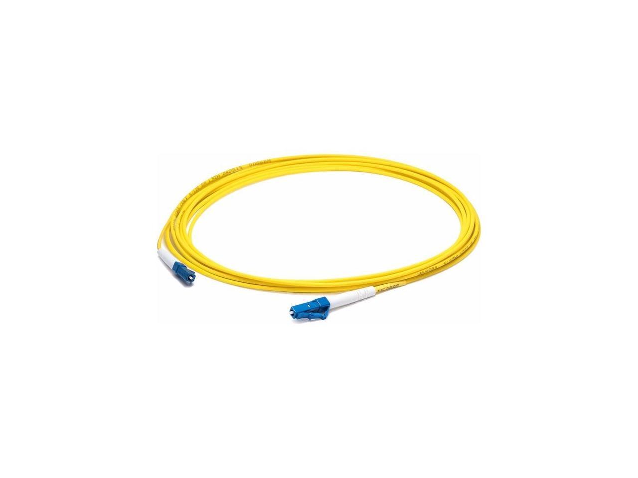 AddOncomputer.com 10m Single-Mode fiber (SMF) Simplex LC/LC OS1 Yellow ...