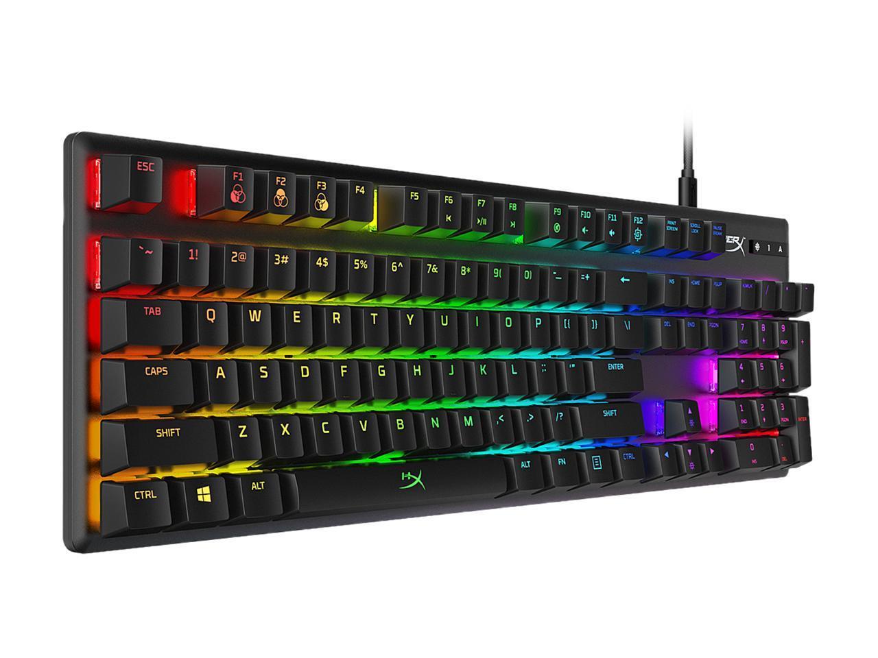 HyperX Alloy Origins Mechanical Gaming Keyboard, Software-Controlled ...