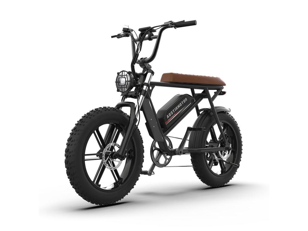 AOSTIRMOTOR STORM Electric Bike for Adult 750W, 20Inch Fat Tire, 48V12 ...
