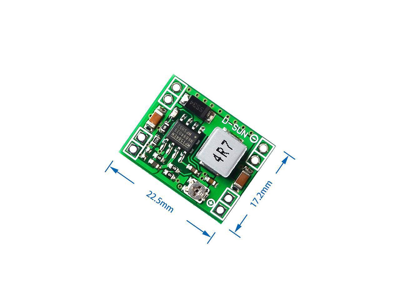 10pcs MP1584EN DC-DC Buck Power Module 3A Adjustable Buck Module Ultra ...