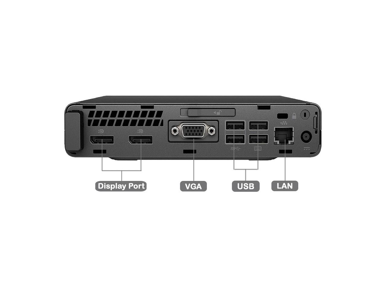 Refurbished: HP 800 G3 MINI Intel Core i5-7500T 2.70 GHz, 16GB, 1TB SSD ...