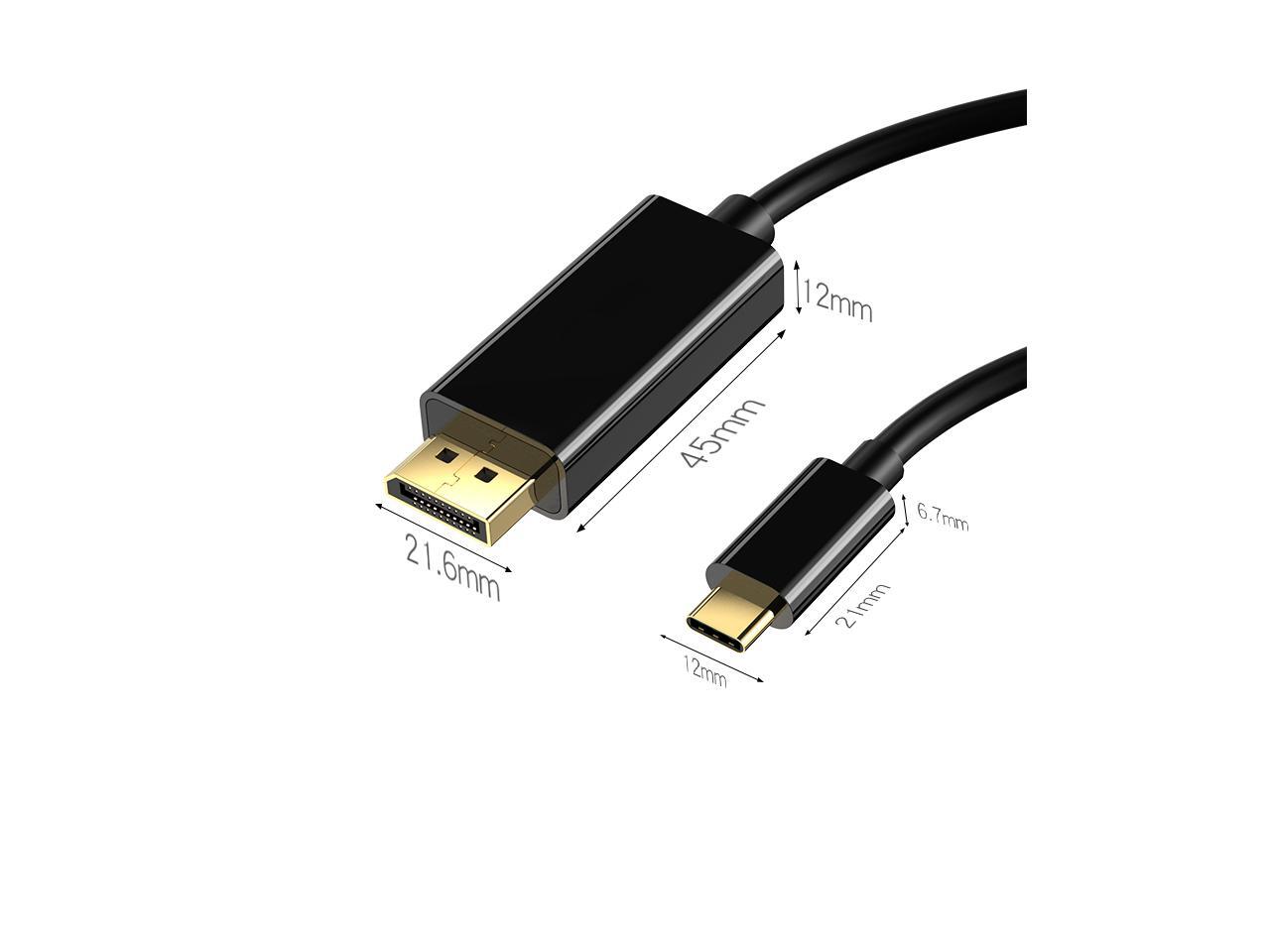 TYPE C to DisplayPort USB3.1 to DP 4K 60HZ Video Cable DP Adapter Cable ...