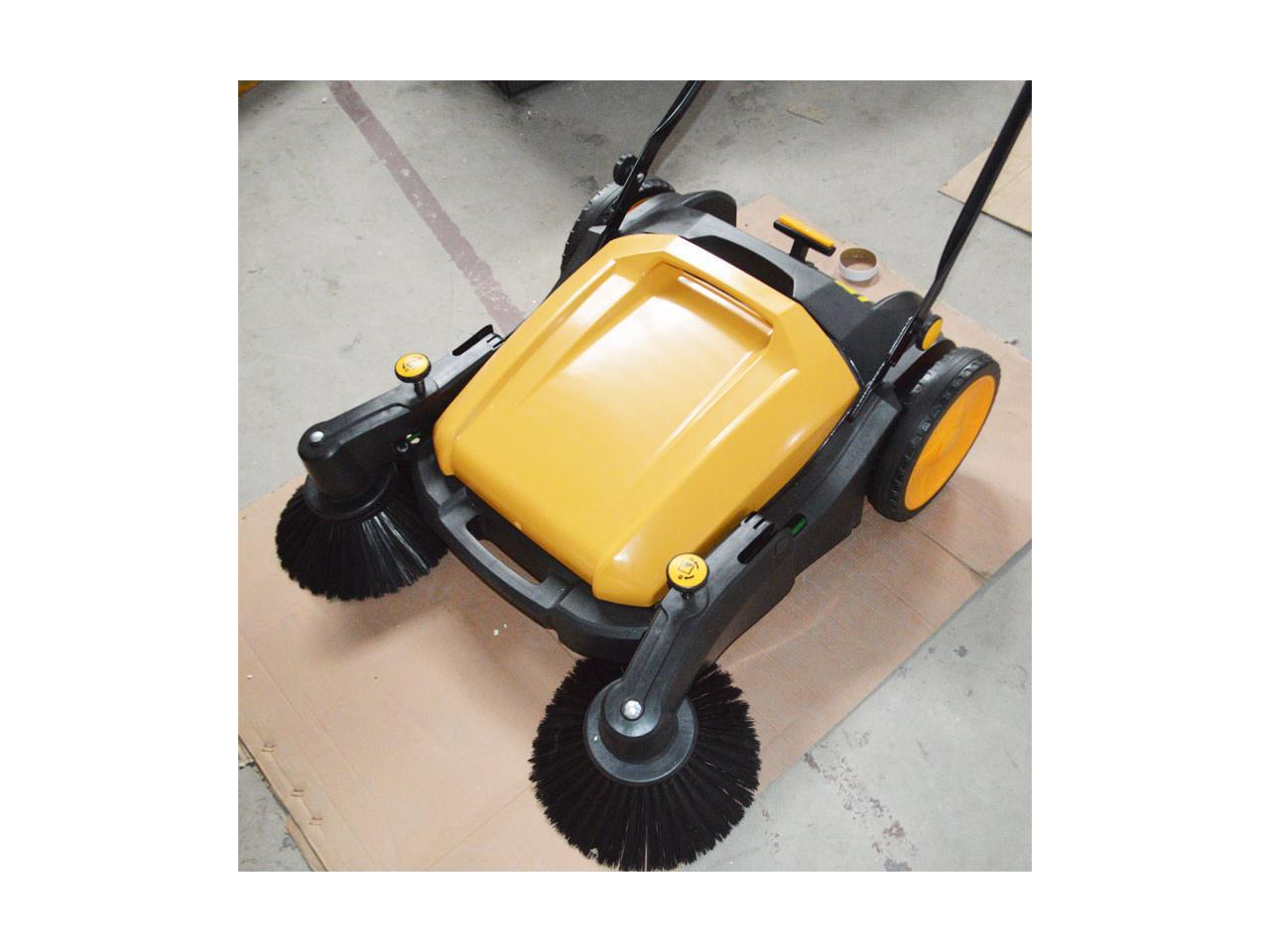 Intsupermai 39" width Triple Brush Walk-Behind Sweepers Pavement ...