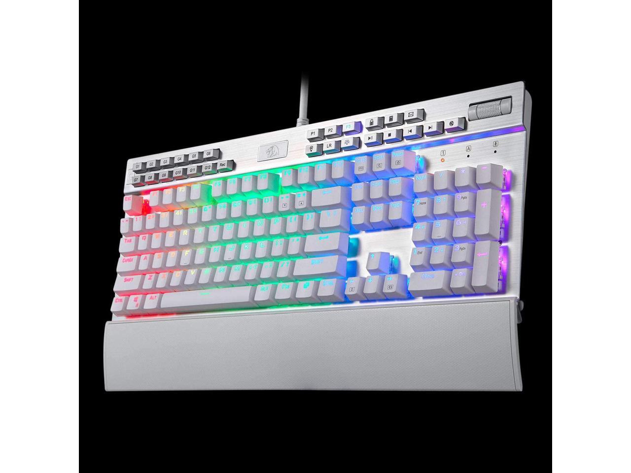 Redragon K550 Mechanical Gaming Keyboard, RGB LED Backlit with Brown ...