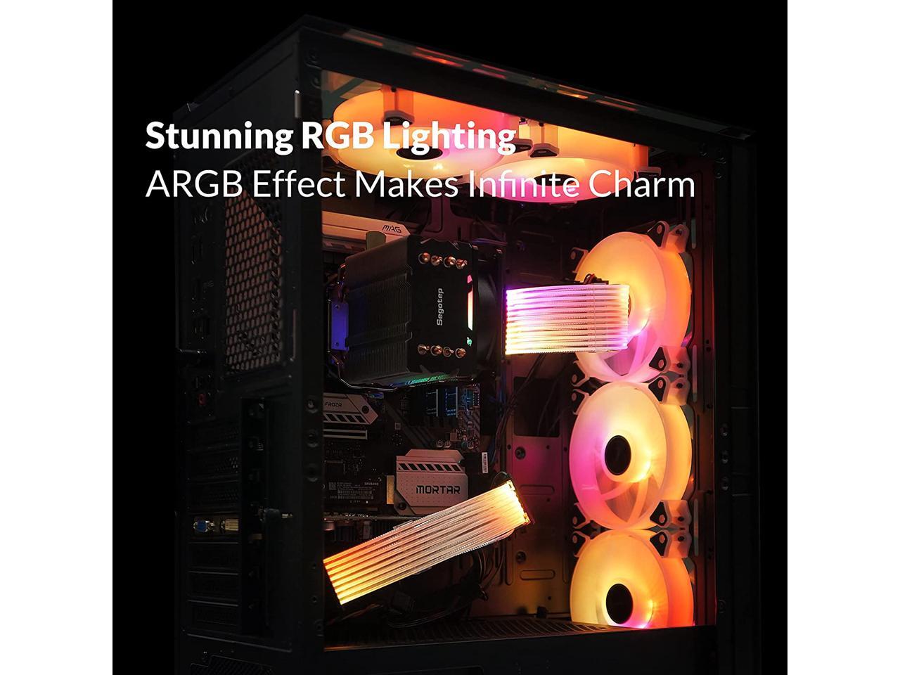 2 x 8 Pin(6+2) Addressable RGB GPU Power Extension Cable - Newegg.com