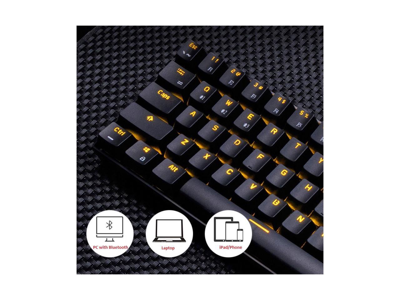 Royal Kludge RK61 2.4Ghz Wireless / Bluetooth 5.1 / USB Wired 60% ...