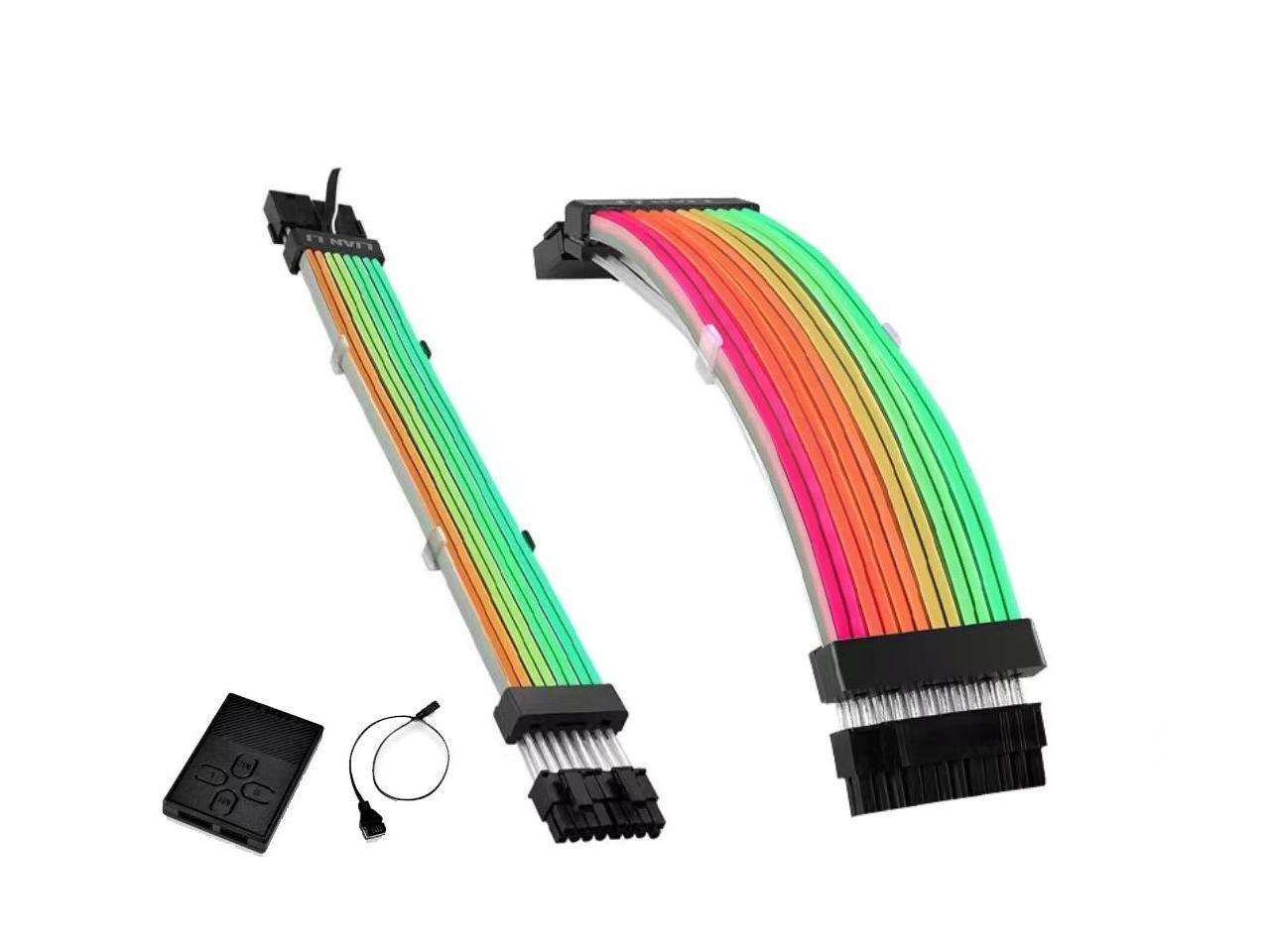 LIAN-LI STRIMER PLUS 24 Pins + 8 Pins VGA Addressable RGB Power ...