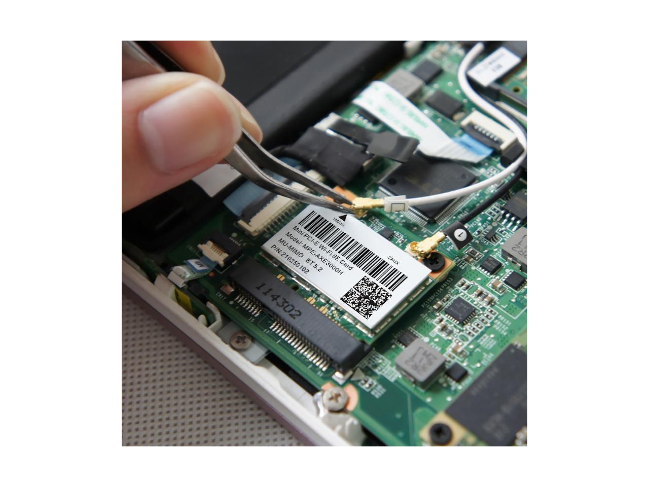 WiFi 6E AX210HMW 2.4G/5G/6G Mini PCI-E Wifi Card For Intel AX210 ...