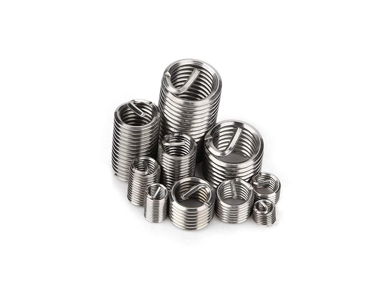 150Pcs Thread Repair Inserts M3-M8 Stainless Steel Helicoil Thread ...