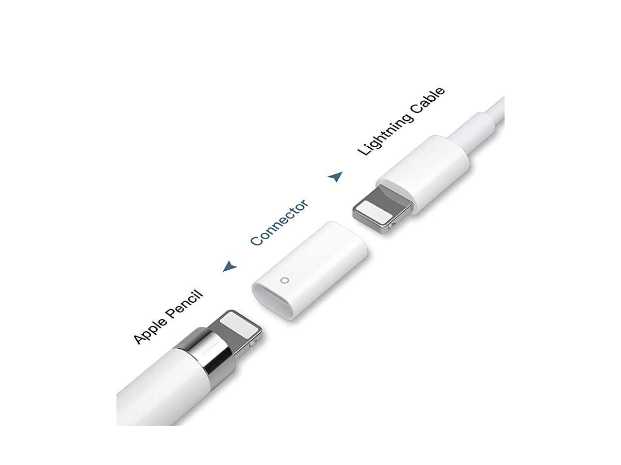 Compatible With Apple Pencil Tip And Cap Replacement Charging Adapter For Apple Pencil 1st 