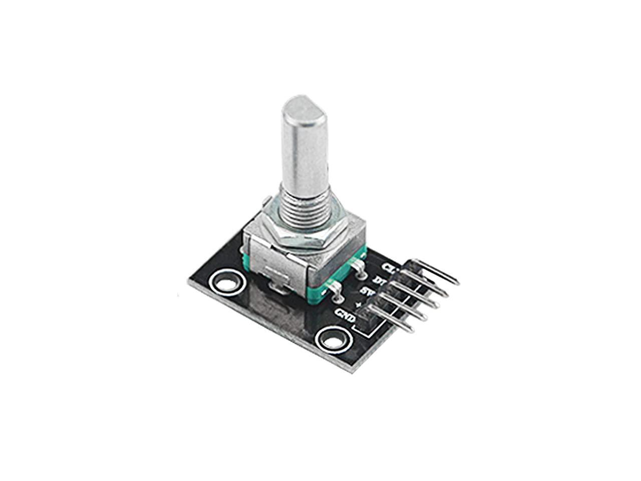 5 PCS KY040 Rotary Encoder Module Brick Sensor Board with Knob Cap ...