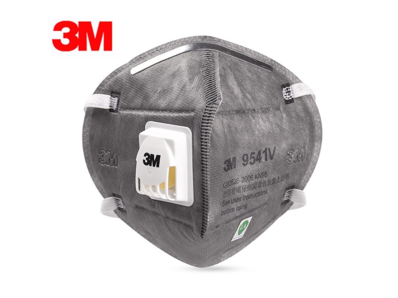 40 Pieces 3M 9541V Mask KN95 Activated Carbon Masks 95% filter FFP2 PM2.5 With Valve Respirator ...