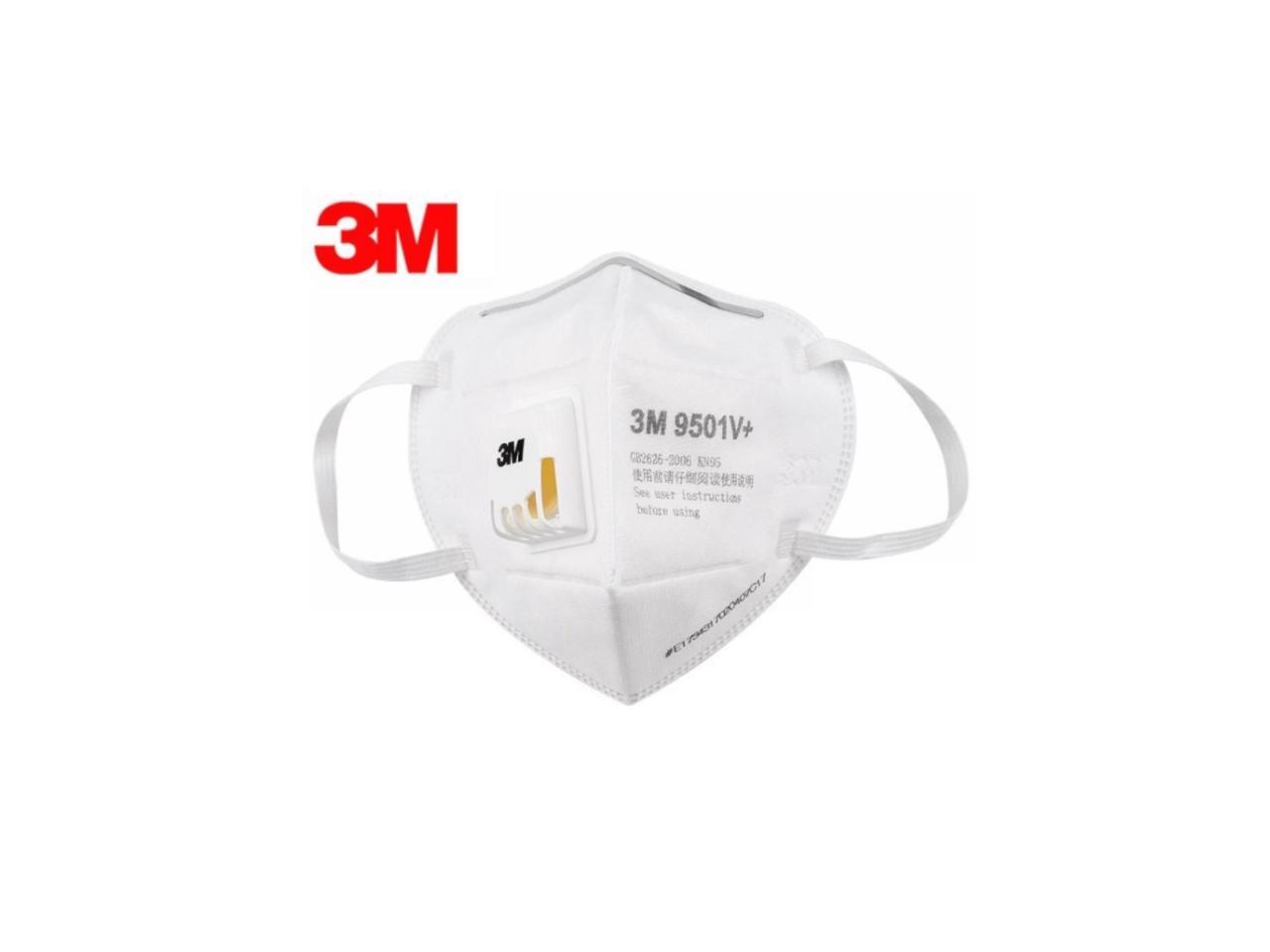 10 Pieces 3M Mask 9501V+ Ultra Thin 4 Layers KN95 Mask FFP2 95% filter ...
