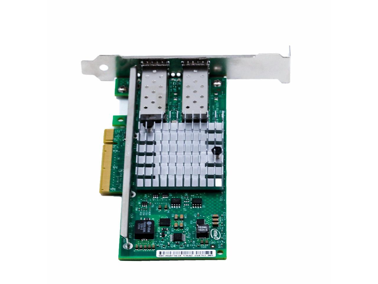 Intel 10Gbps Dual Port PCI-E X520-DA2 E10G42BTDA Ethernet Server ...