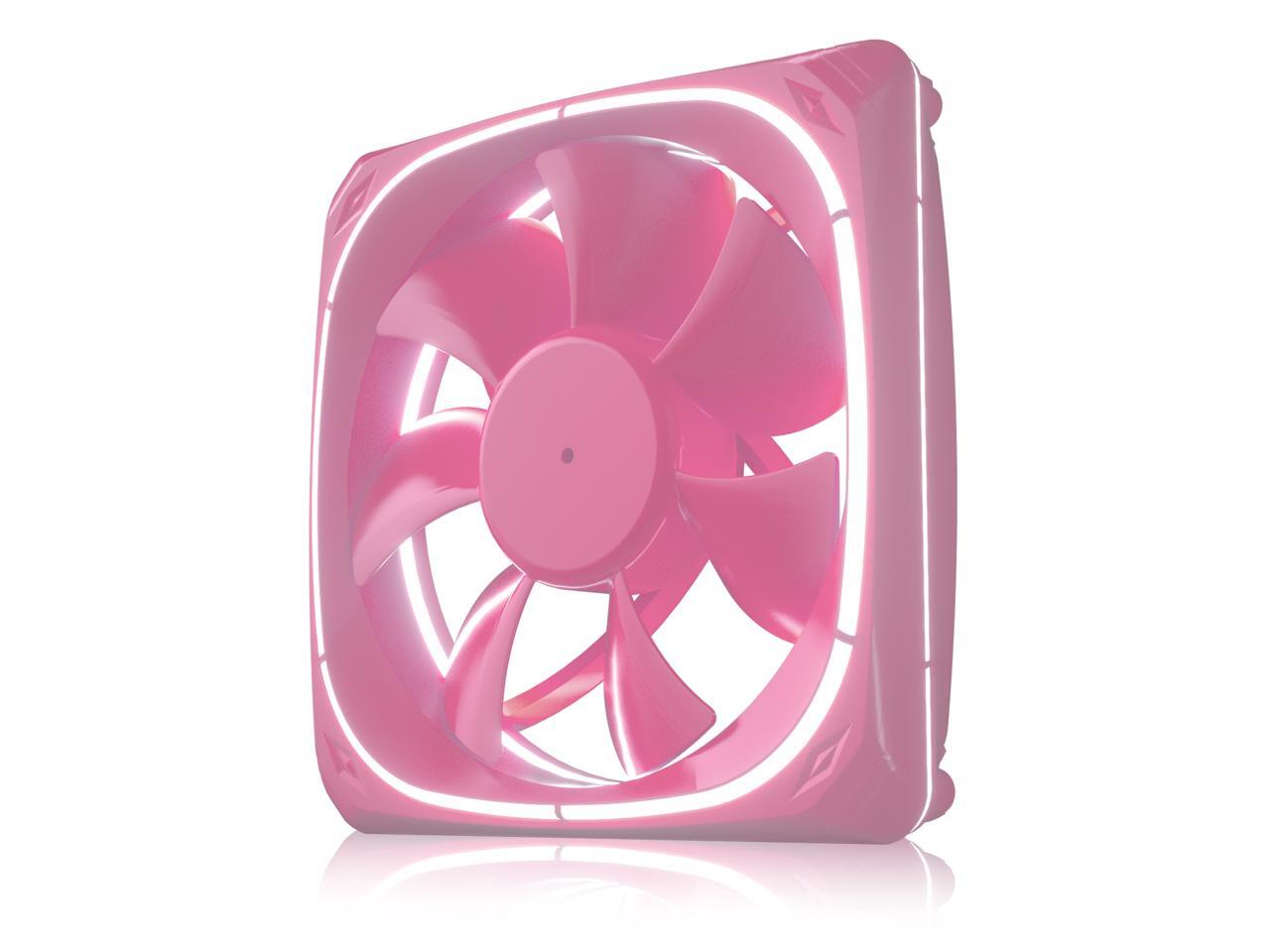 Vetroo DF120 120mm Case Fan White LED Lighting PC Cooling Fan Pink Fan ...