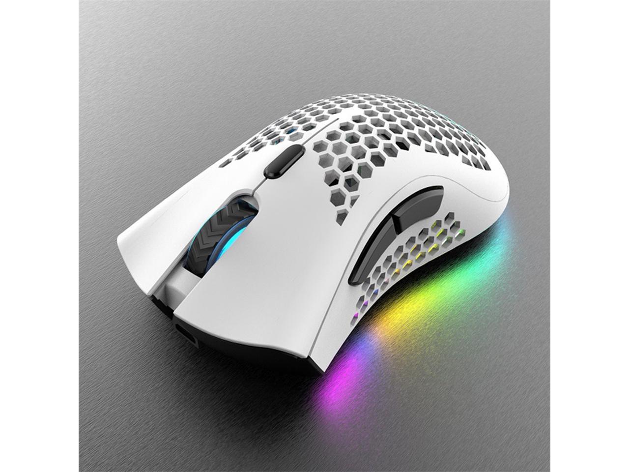 K-snake BM600 2.4G Wireless Rechargeable Mouse Hollow Honeycomb 1600DPI ...