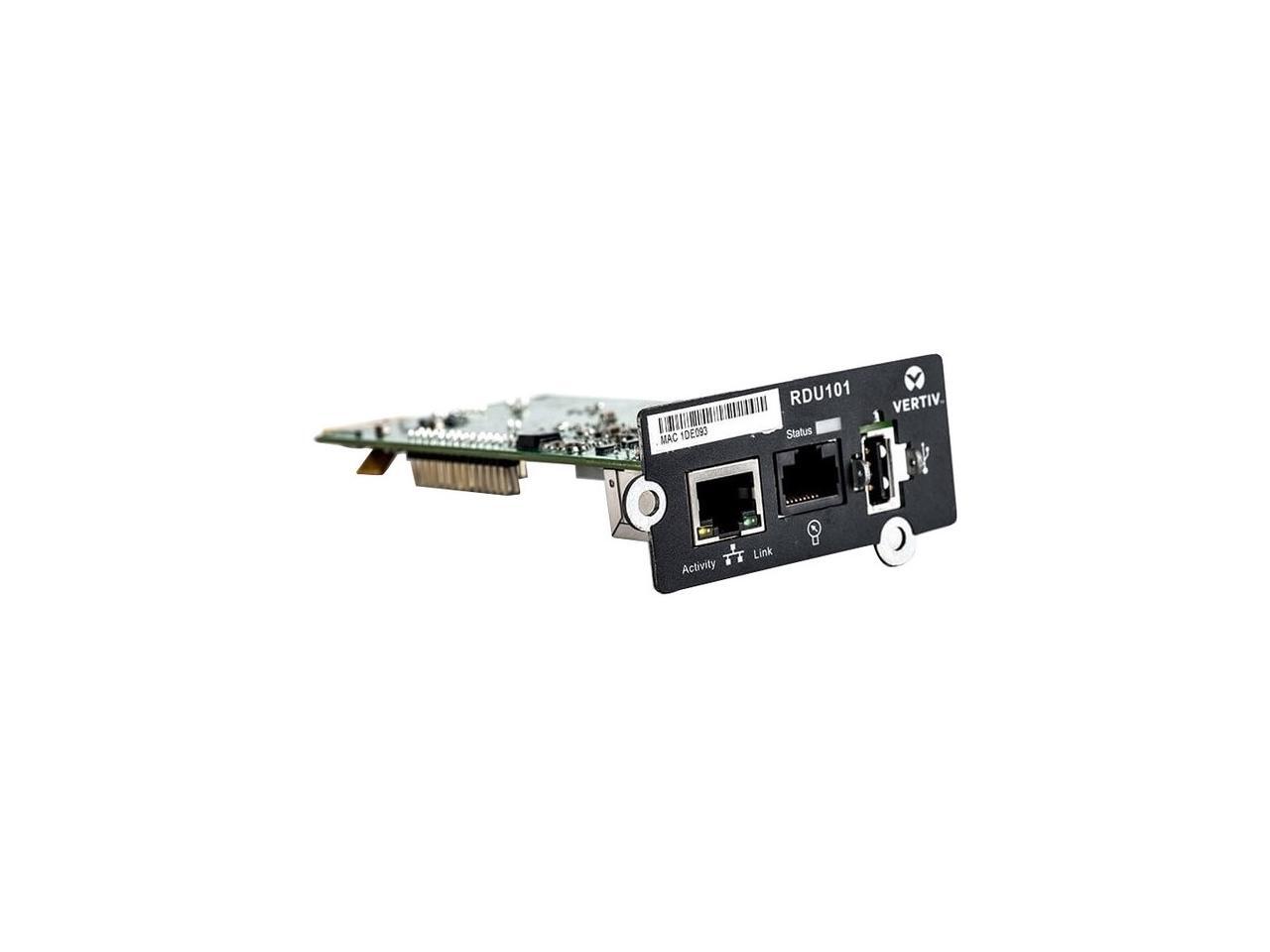 Vertiv Liebert IntelliSlot RDU101 - Network Card | Remote Monitoring ...