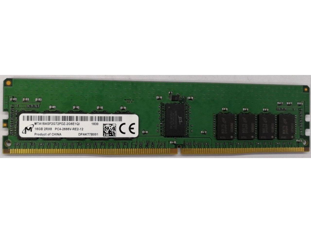 Micron MTA18ASF2G72PDZ-2G6E1 16GB DDR4 2666 2Rx8 PC4-2666V-RE2 - Newegg.com