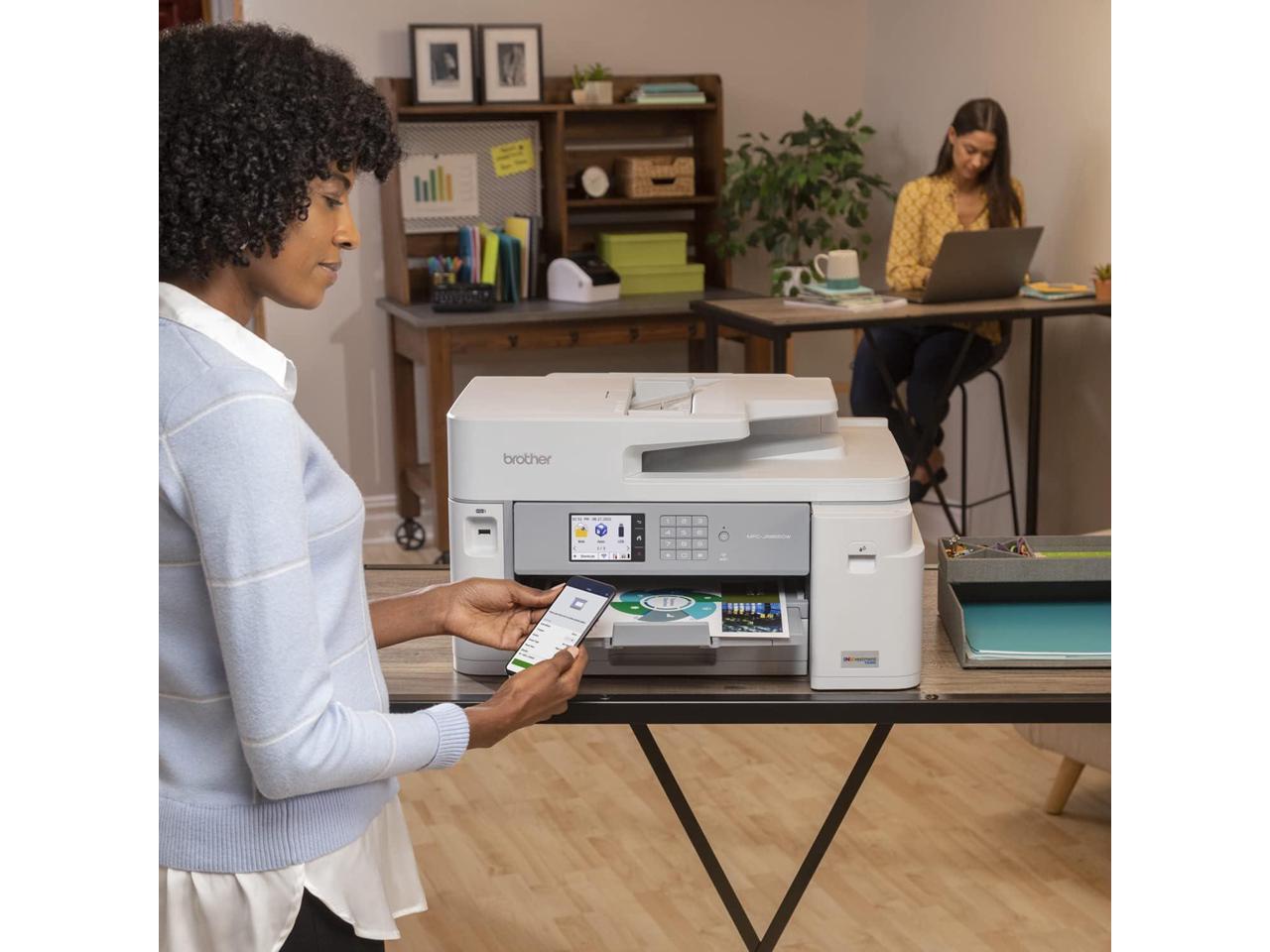 Brother MFC-J5855DW INKvestment Tank Color Inkjet All-In-One Printer ...