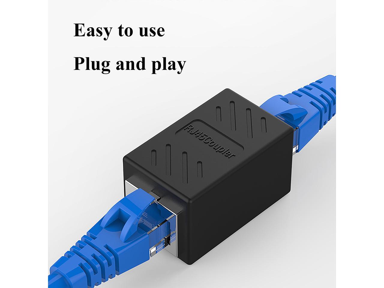 Rj45 Coupler In Line Coupler Cat 8 Cat7 Cat6 Cat5e Ethernet Cable