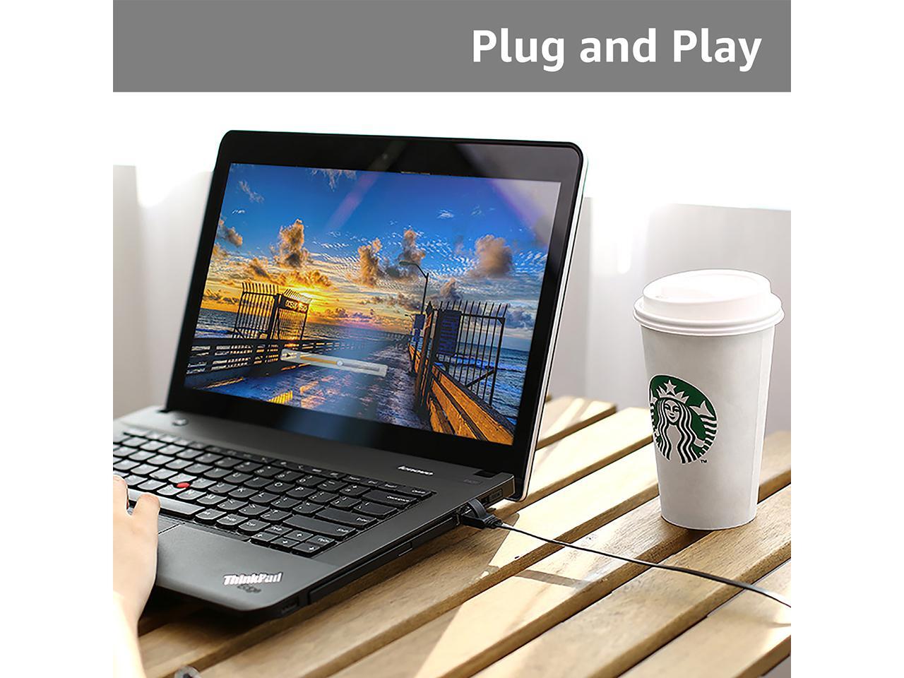 Cat 6 Ethernet Cable 100 ft Black Long Internet Network Cable High ...